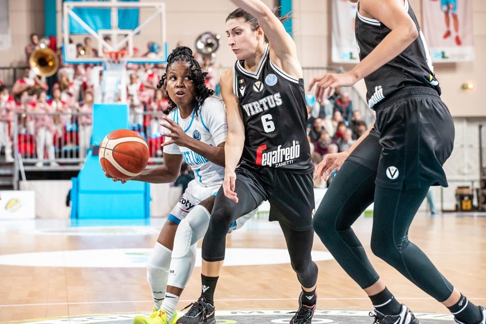 Basket Landes repousse la Virtus Bologne d’Iliana Rupert