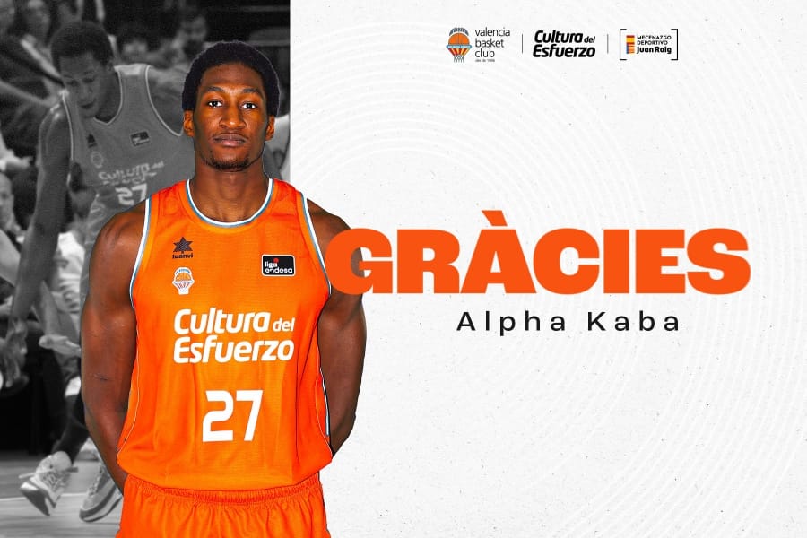 Espagne : Alpha Kaba n'est plus un joueur de Valence