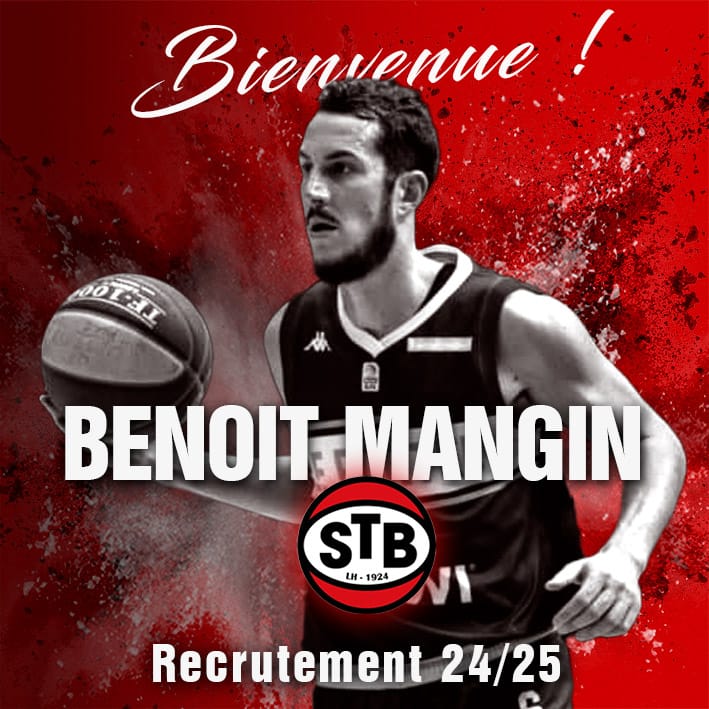 Benoit Mangin va rebondir au Havre en NM1