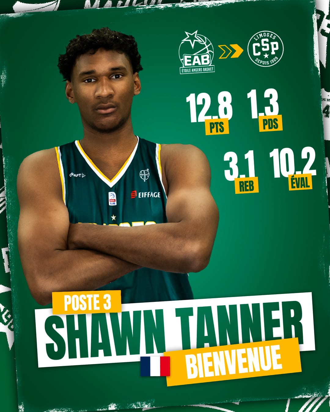 Limoges recrute l'Angevin Shawn Tanner et le prête en Pro B