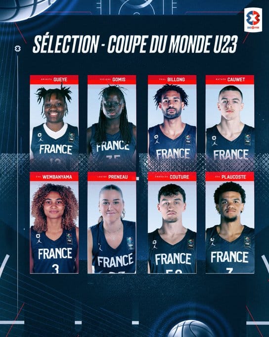 3x3 : Les Équipes de France U23 en piste à la Coupe du Monde