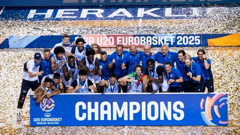 L’Italie remporte l’EuroBasket U20, Francesco Ferrari MVP
