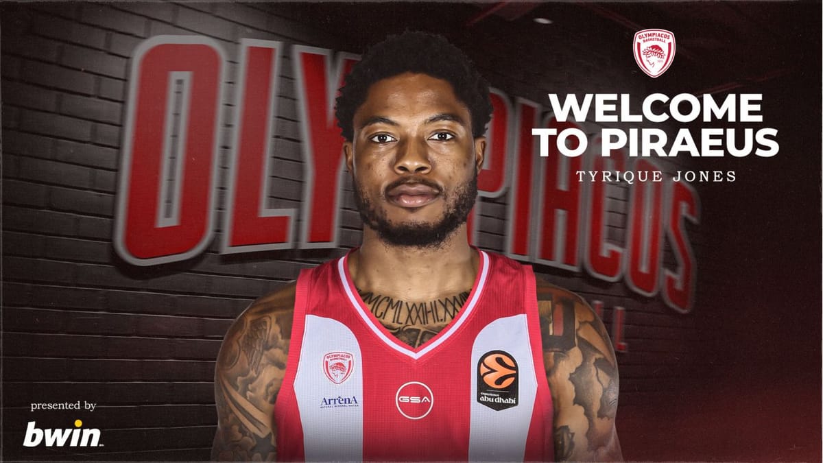 Tyrique Jones à l'Olympiakos, Tonye Jekiri (ex-ASVEL) au Partizan