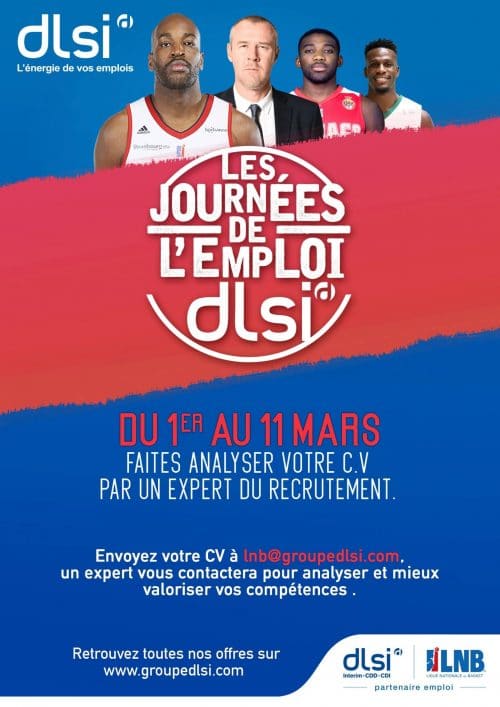 La LNB et DLSI se mobilisent pour l’emploi – Basket Europe