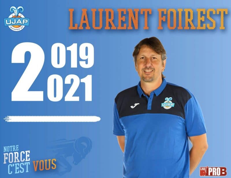 Pro B: Laurent Foirest prolonge son contrat de deux ans à Quimper ...